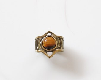 Cosmic armor ring the evil eye by SANKTOLEONOJEWELRY on Etsy