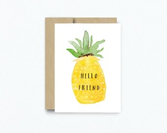 Pineapple thank you | Etsy