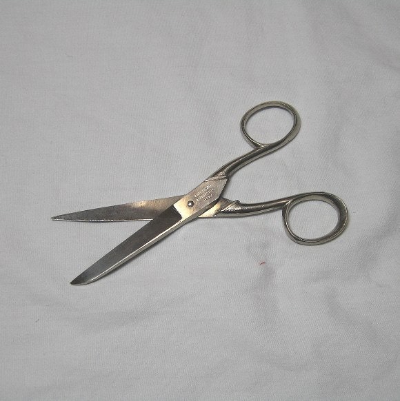 1960s Vintage Hot Drop Forged Steel Italian Utility Scissors, 5 Inch ...