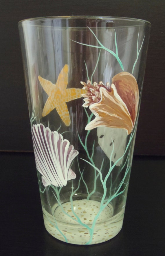 Items similar to Nautical Ocean Sea Shells Starfish Sand Dollar Conch ...