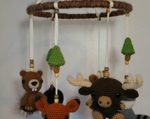 Popular items for forest animal mobile on Etsy