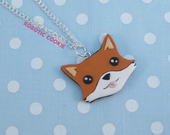 Polymer clay fox | Etsy