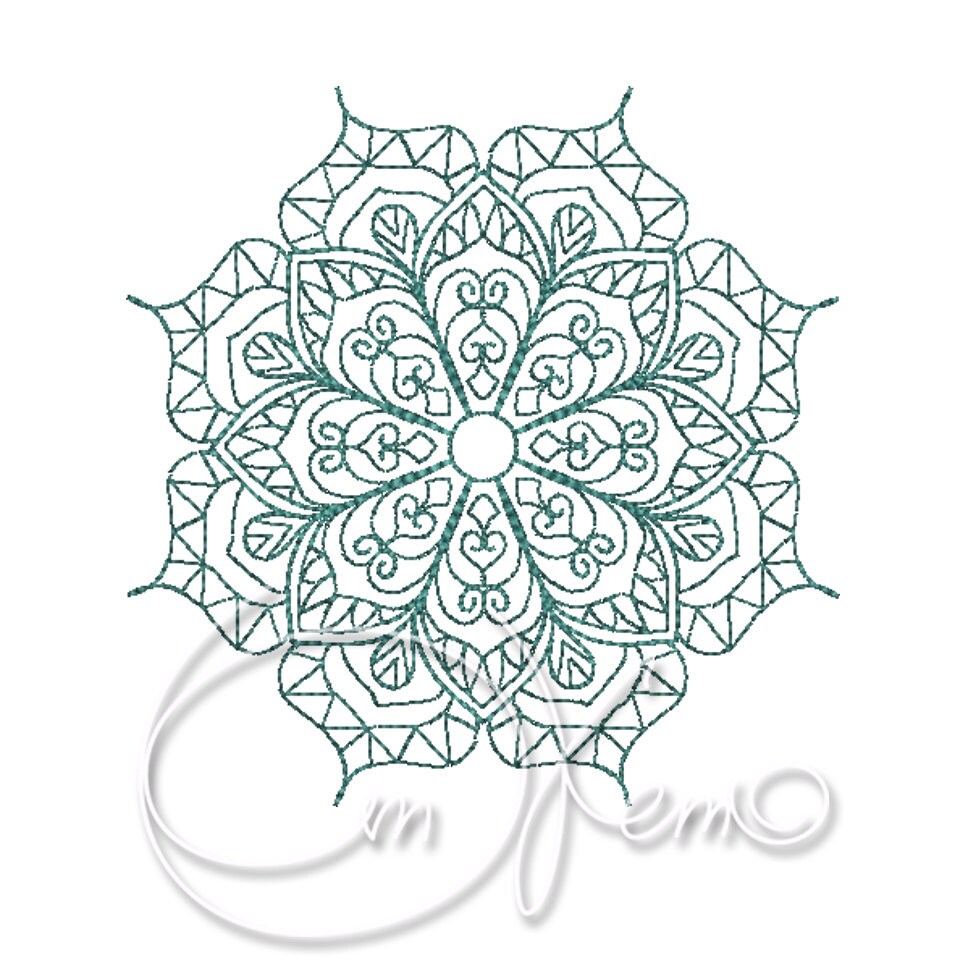 MACHINE EMBROIDERY FILE Mandala