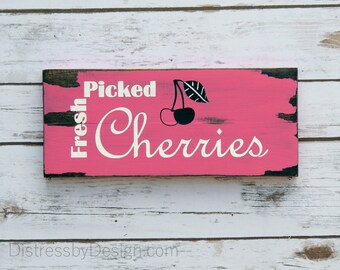 cherry sign – Etsy