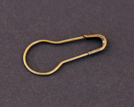 Brass Bulb Shape Safety Pins 25 Quantity By Papercreationsutah