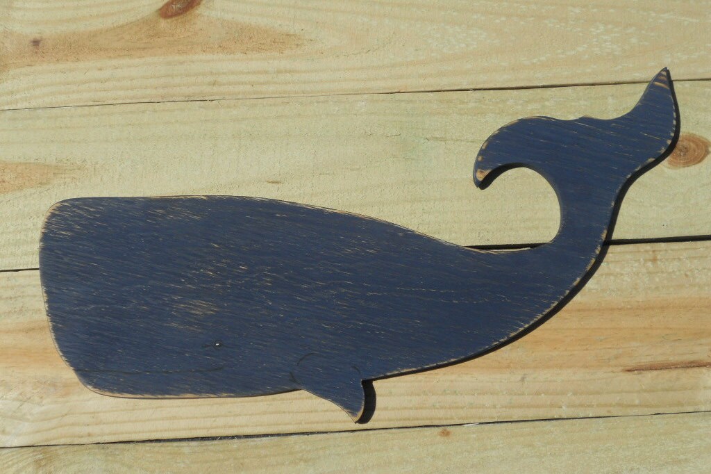 36 Whale Sign Large Whale Primitive Whale by PrimitiveWoodSigns