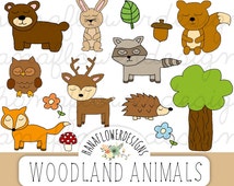 Popular items for forest clipart on Etsy