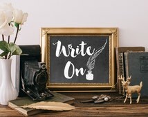 Popular items for gifts for writers on Etsy
