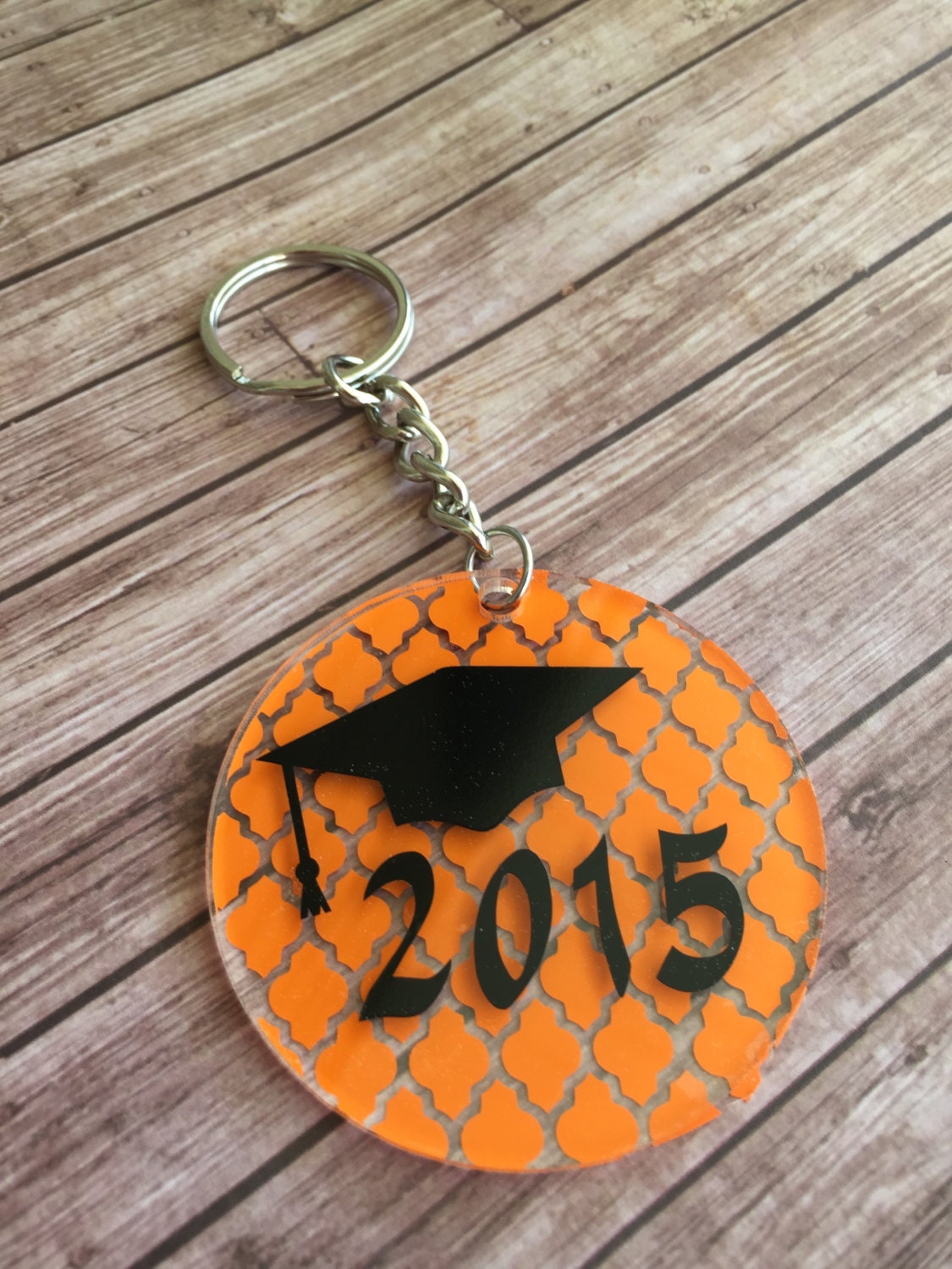 Personalized Keychain Graduation Keychain by SandyKsCustomDesigns