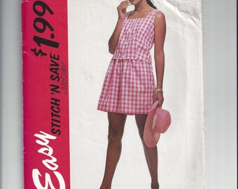 Simplicity 7852 Pattern for Easy to Sew Misses' Loose