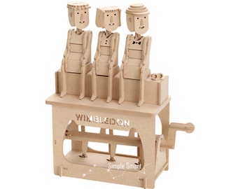 3D Wooden Puzzle Moving Model Kit DIY Moving Mechanical Wooden