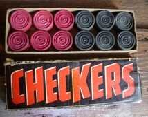 Popular items for checker set on Etsy