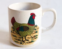 Popular items for rooster coffee mug on Etsy