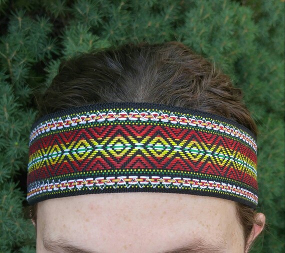 Items Similar To Mens Athletic Lined Headband Sweatband Large Men