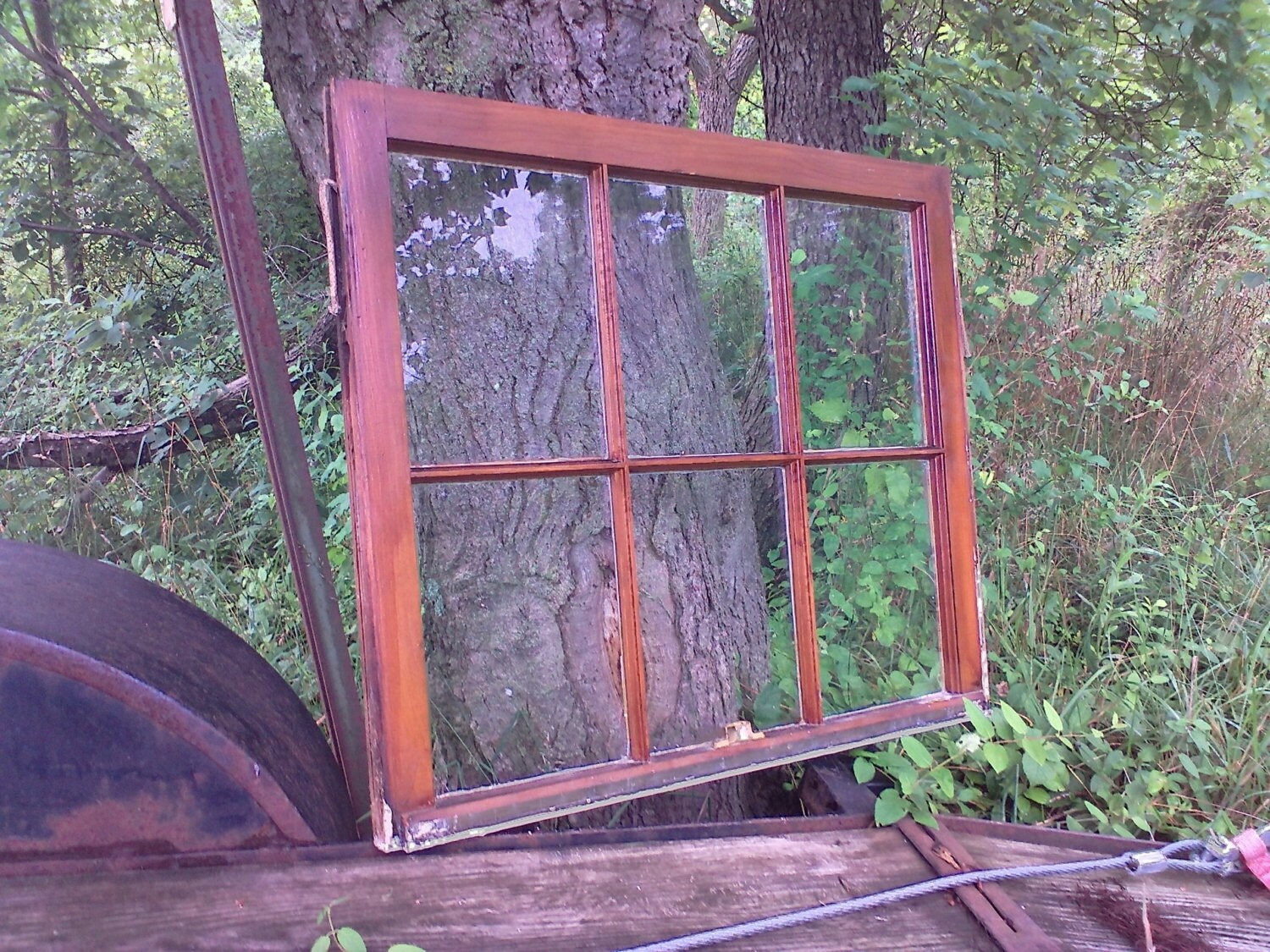 1936 Stained Wood Window Sash and Grids by VerderaimeCustoms