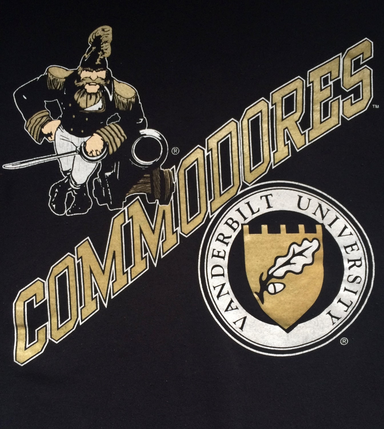 Throwback Vanderbilt Commodores with Mascot by TheRustySidewalk