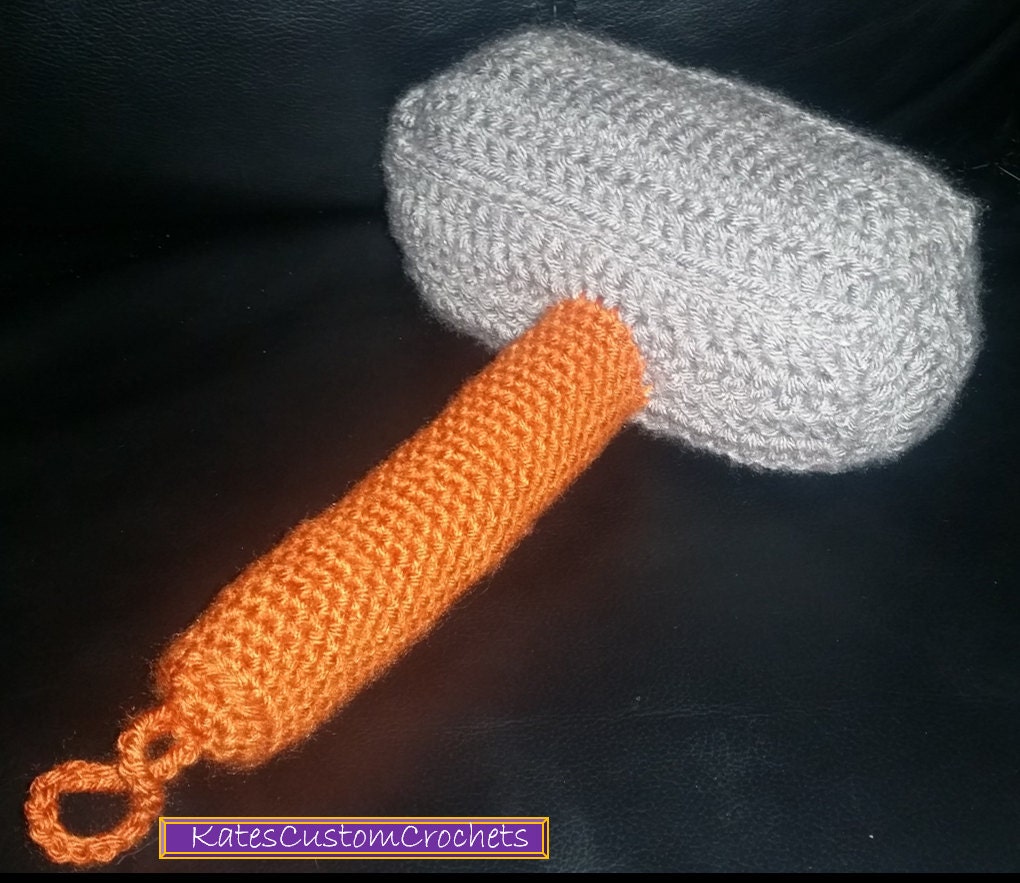 Thor Inspired Crochet Hammer Pattern Newborn Photo Prop