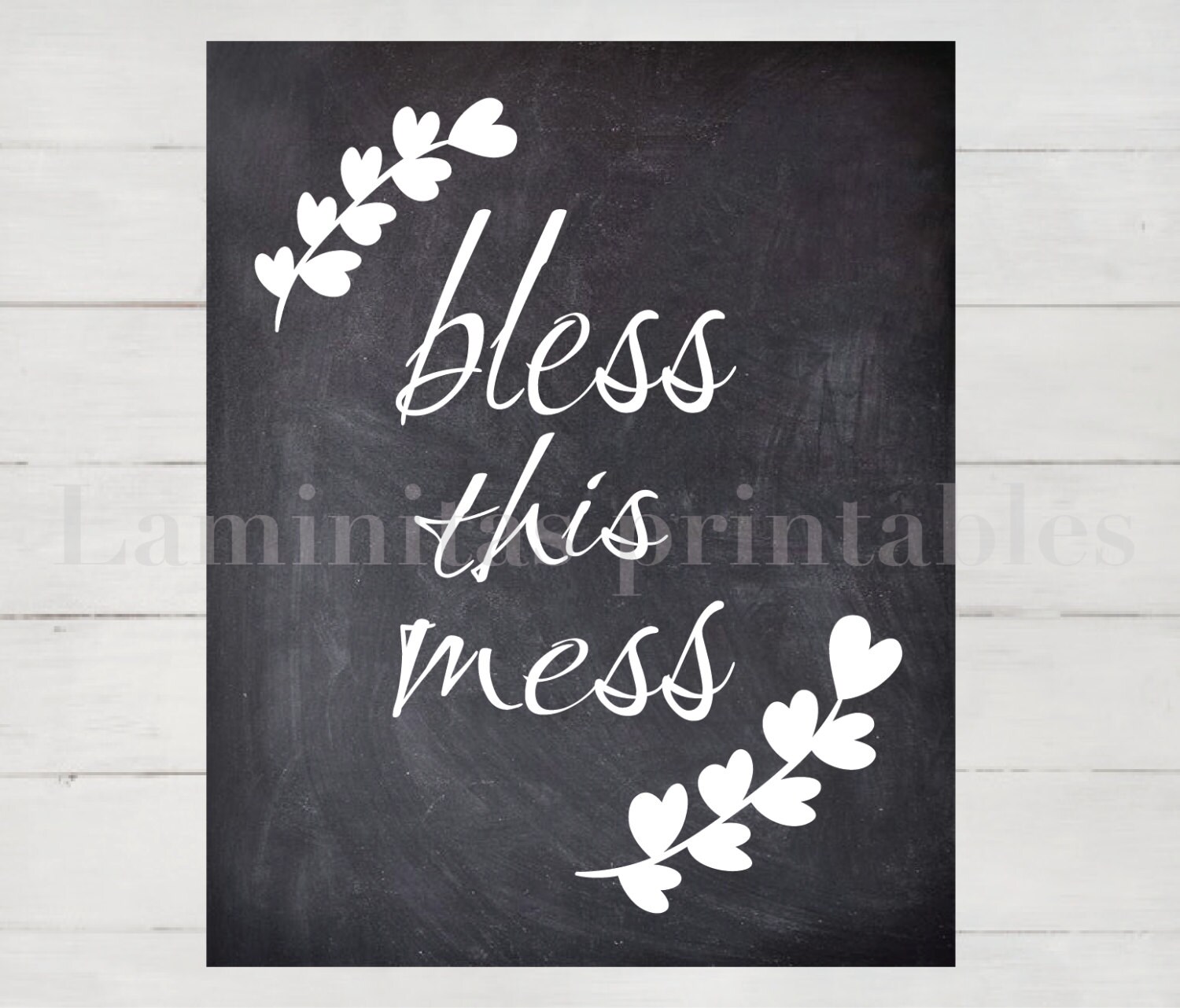 Bless this mess Quote prints Printable quotes Inspirational