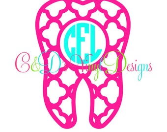 Dental monogram | Etsy