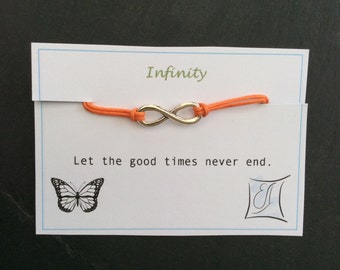 Items similar to Bling Infinity Friendship bracelet on Etsy