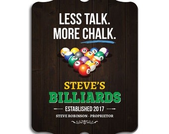 Metal Cut pool table sign pool room sign by MetalDesignWorx