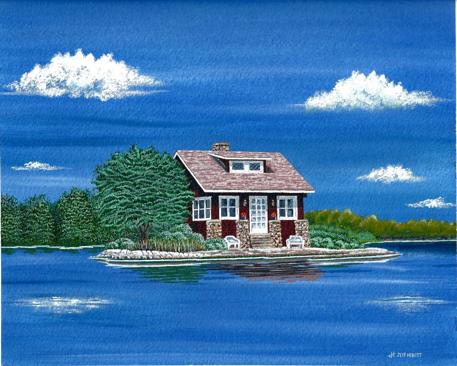 Hub Island Just Room Enough Island 1000