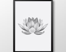 Unique lotus flower print related items | Etsy