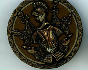 Items similar to 10 Small Pewter Hepton Buttons on Etsy