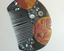 Unique oriental hair comb related items | Etsy
