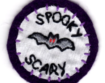 Scary patch | Etsy