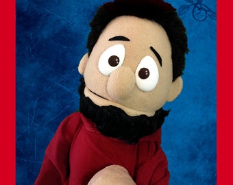 Custom Professional Hand Puppet Rod or Live by Passion4Puppets