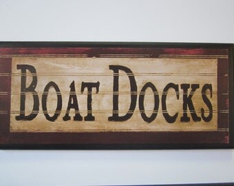 Dock sign | Etsy