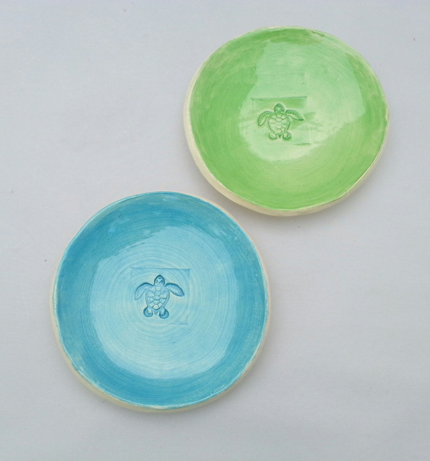 Stamped Sea Turtle Plate