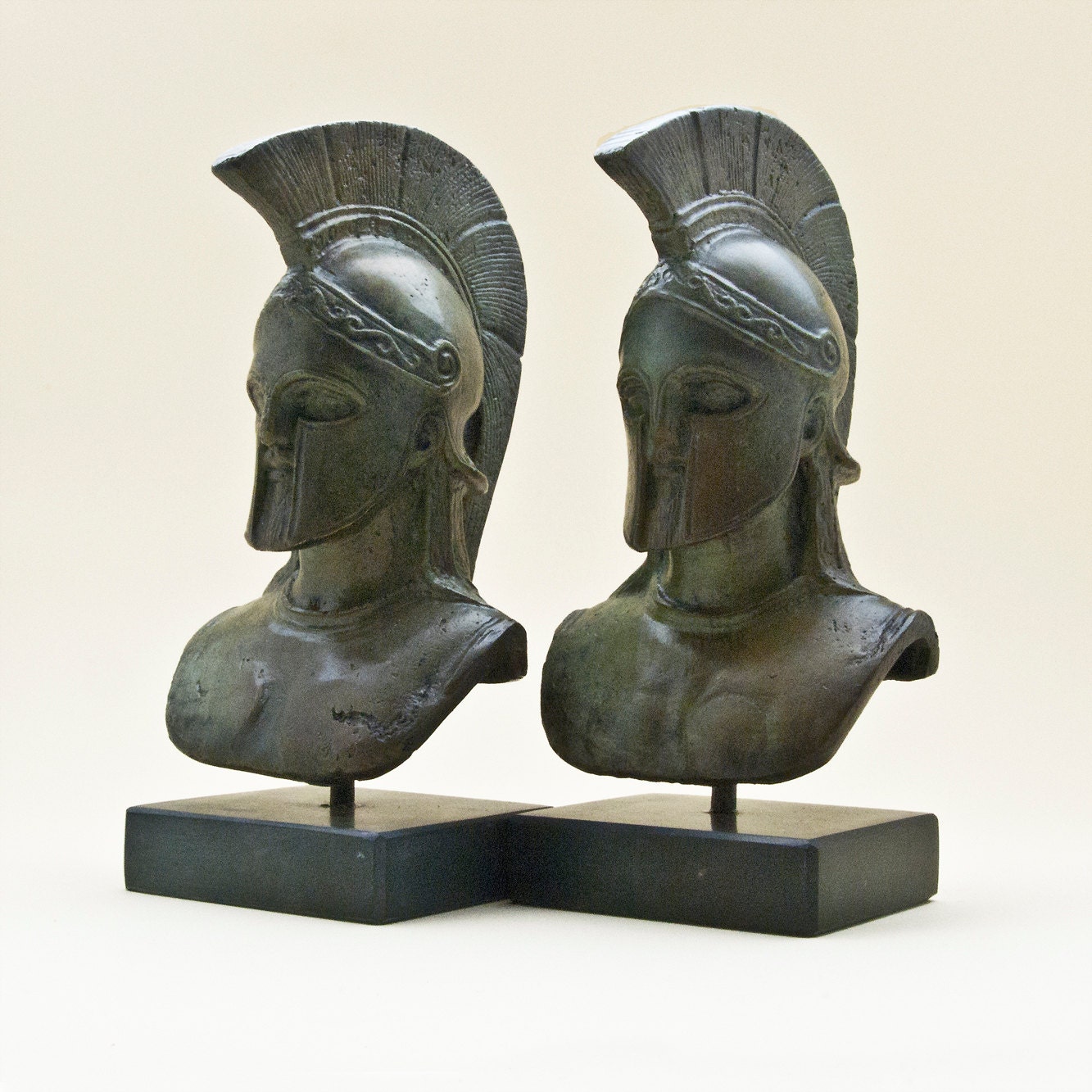 Leonidas Bust Greek Spartan Warrior King with Helmet