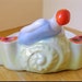 Flapper Bathing Beauty Ashtray lady figurine Luster by LucyLucy9