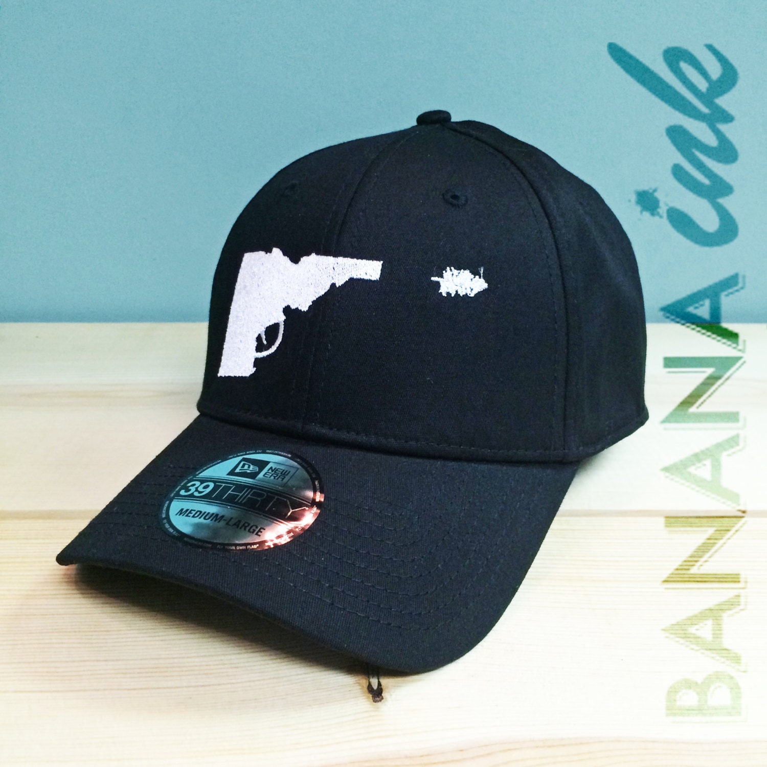 Idaho Gun-Tree Hat Full-Fabric Flex Fit BANANA ink