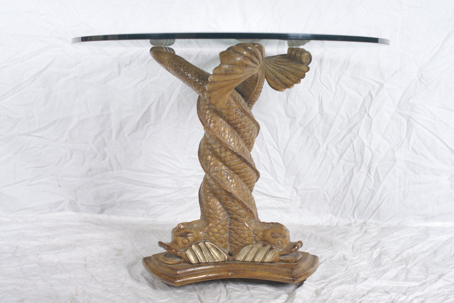 Fish Base Cocktail Table Hollywood Regency Coffee or Side Table – Haute ...