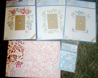 Scroll stencils | Etsy