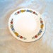 Vintage Fruit Pattern China Bread and Butter Plate Pear and