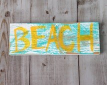 Popular items for beach word art on Etsy