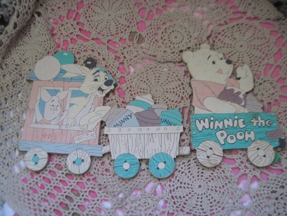 Winnie The Pooh Train Wall Decor