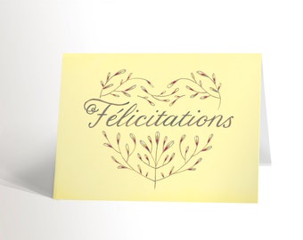 Félicitations | Etsy