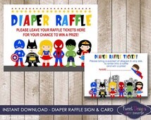 Unique superhero diaper related items | Etsy