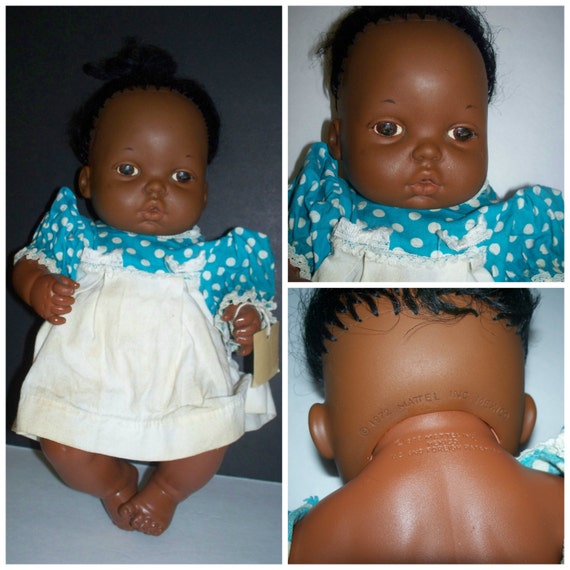 Vintage 1972 Mattel Baby Tender Love Black by UniqueLovelyPieces