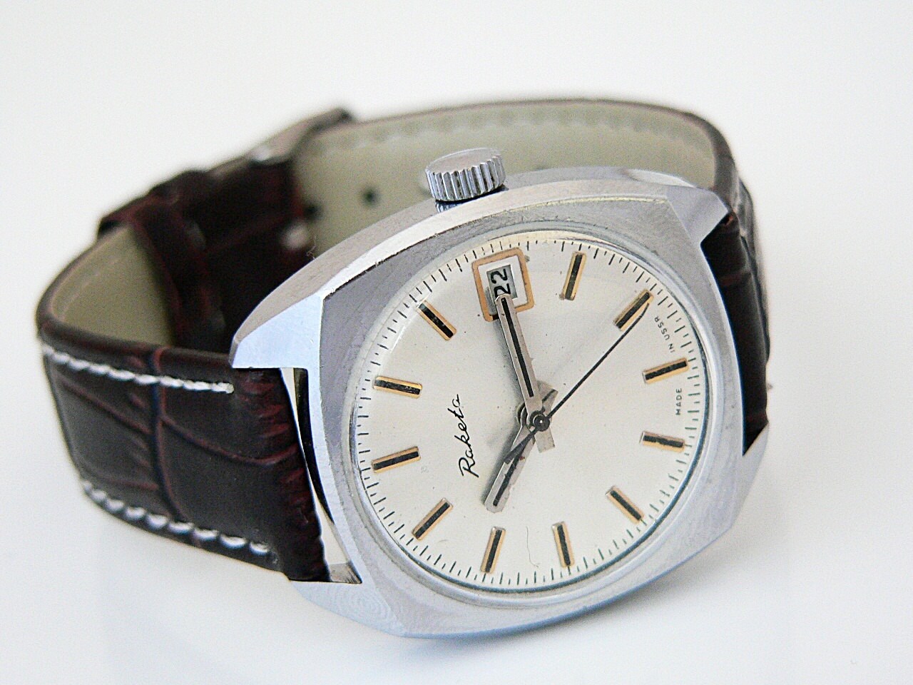 Soviet watch Russian watch Raketa Rocket Men’s watch USSR Working gift ...