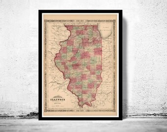 Old Map of Italy 1836 Europe Antique by OldCityPrints on Etsy