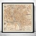 Old Map of Cleveland and suburbs 1882 by OldCityPrints on Etsy