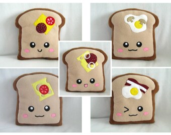 Toast plush | Etsy