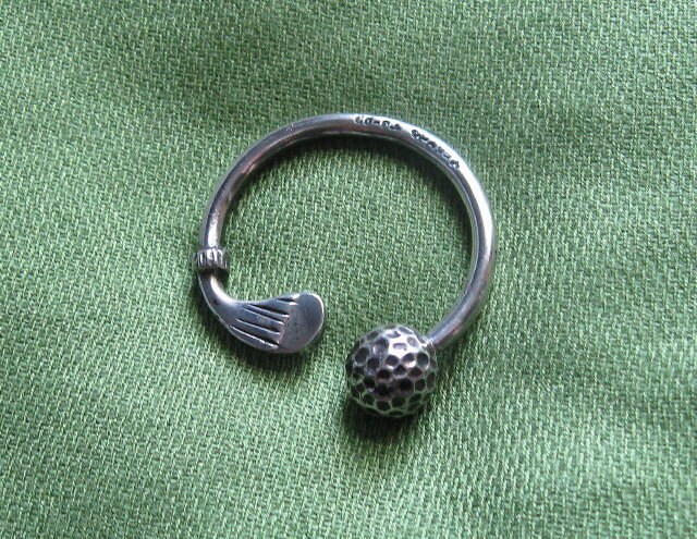 Vintage Mexican Sterling GOLF Key Ring; A Father’s Day Hole-in-One from ...