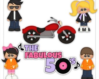 50s clipart | Etsy